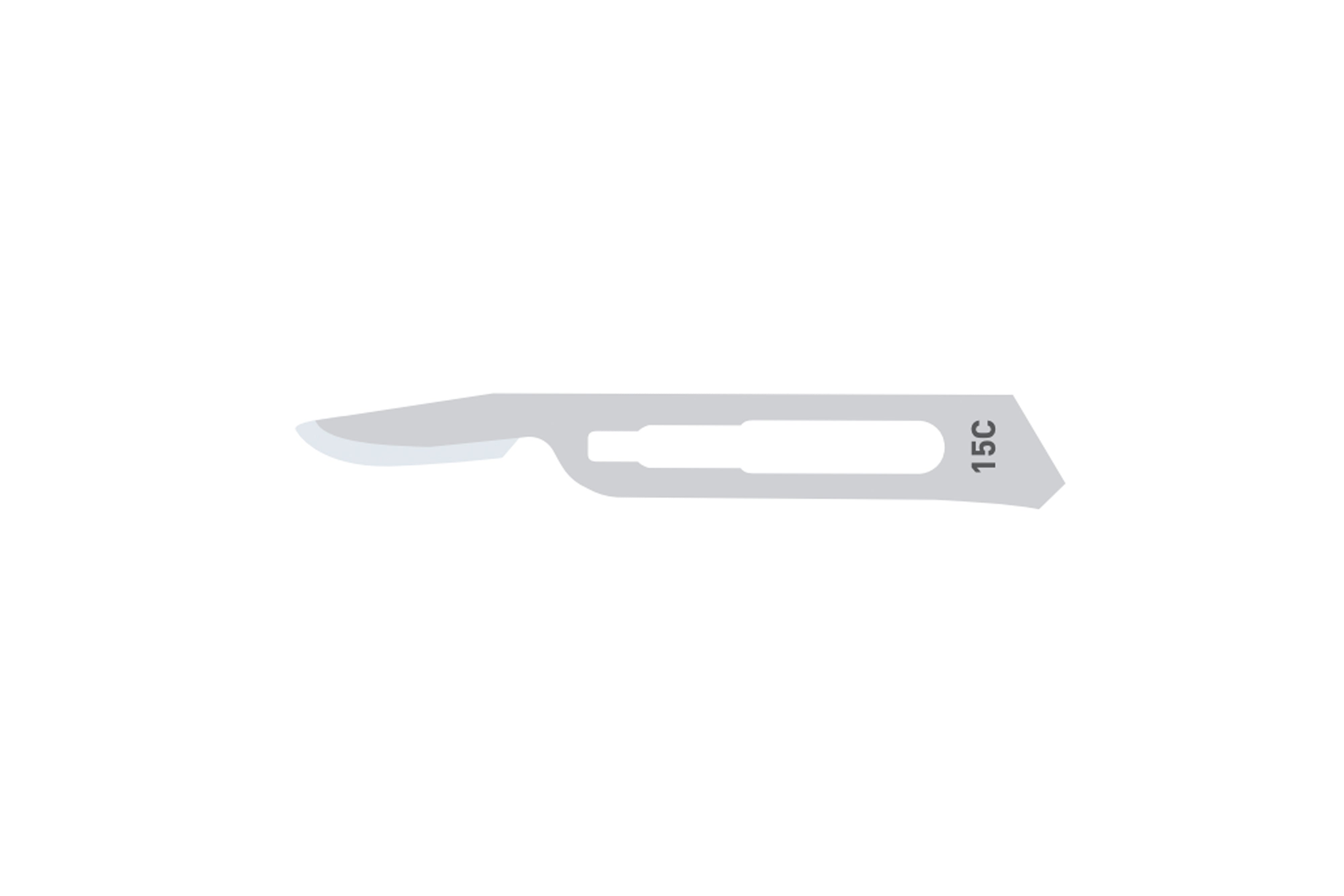 Scalpel blades no. 15C mini, pack of 100 pcs – Weesgaard Dental.com
