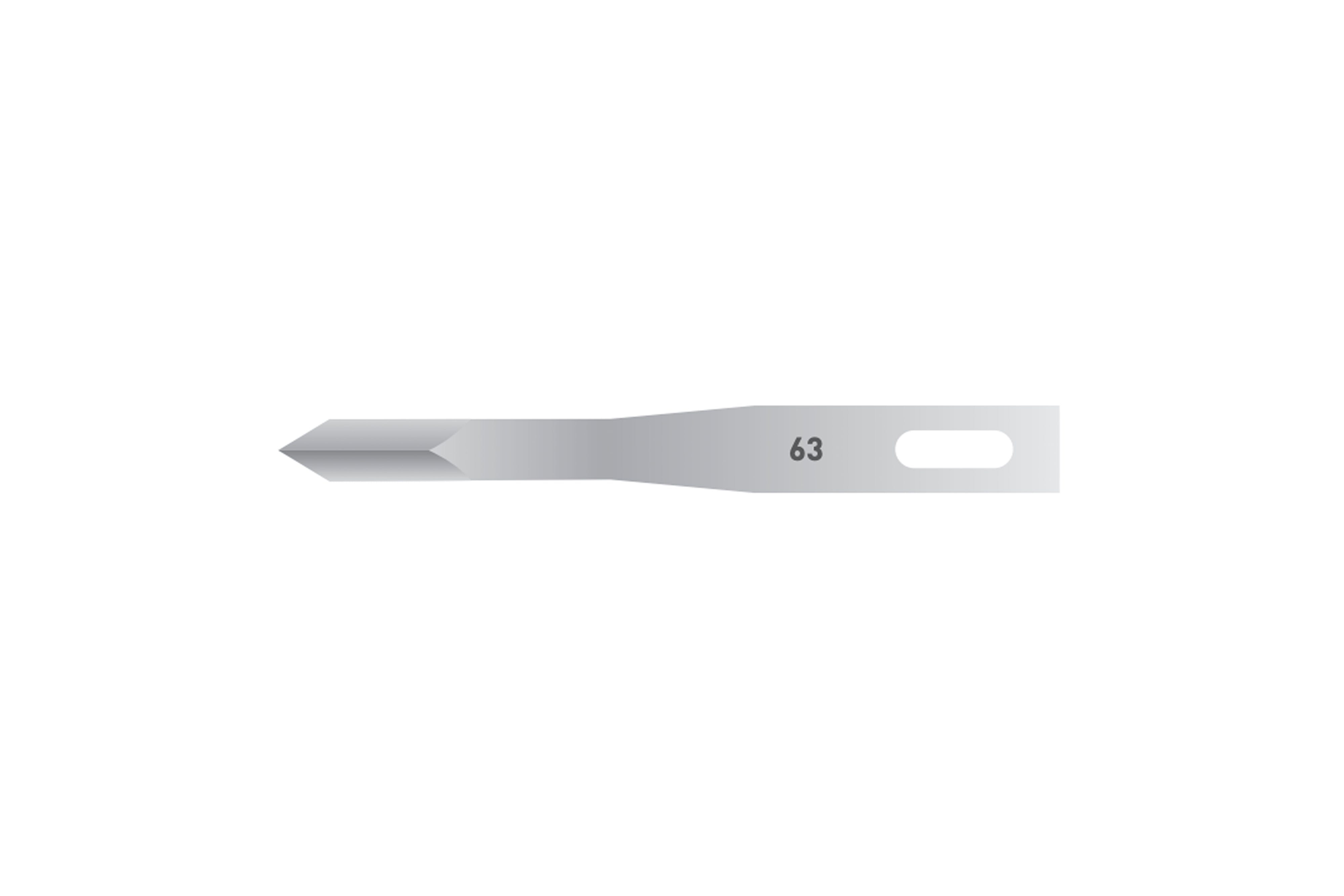 Micro scalpel blades no. 63, pack of 25 pcs – Weesgaard Dental.com