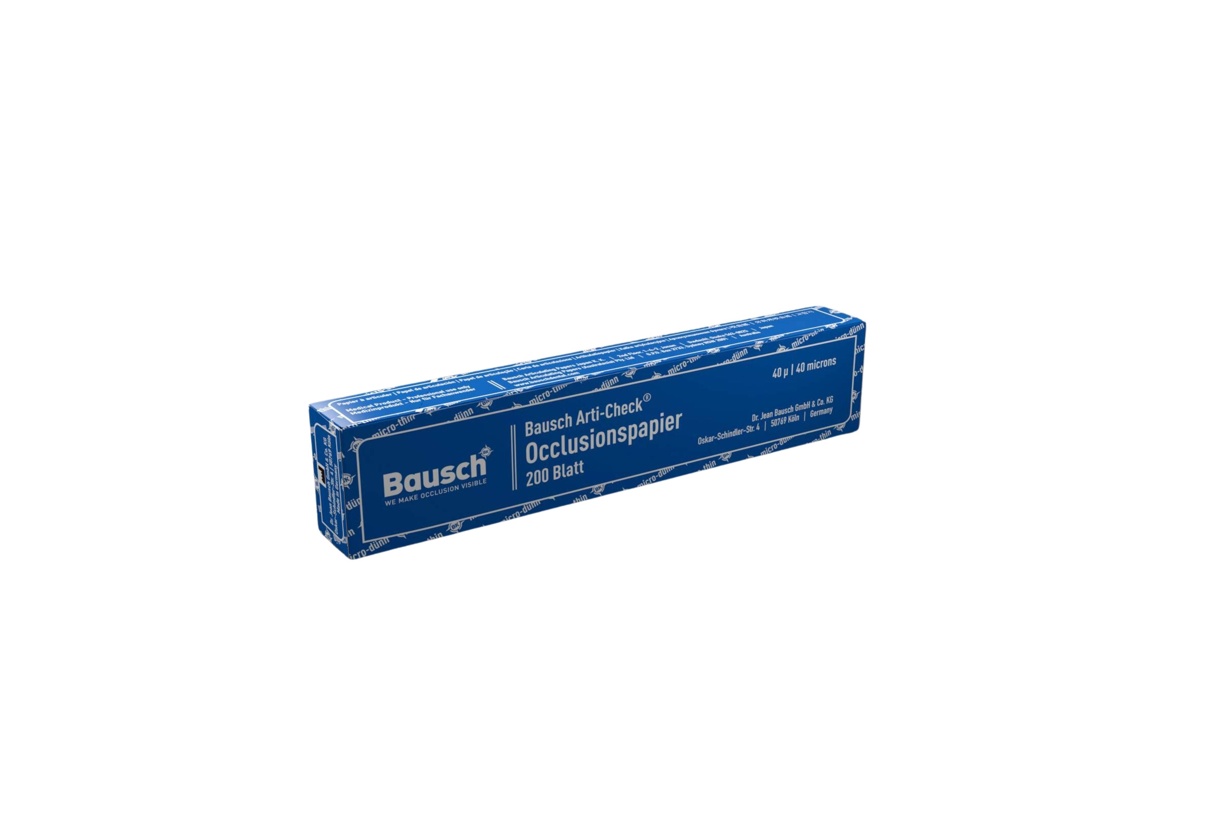 Arti-check Articulation paper micro thin 40 my, booklet – Weesgaard ...