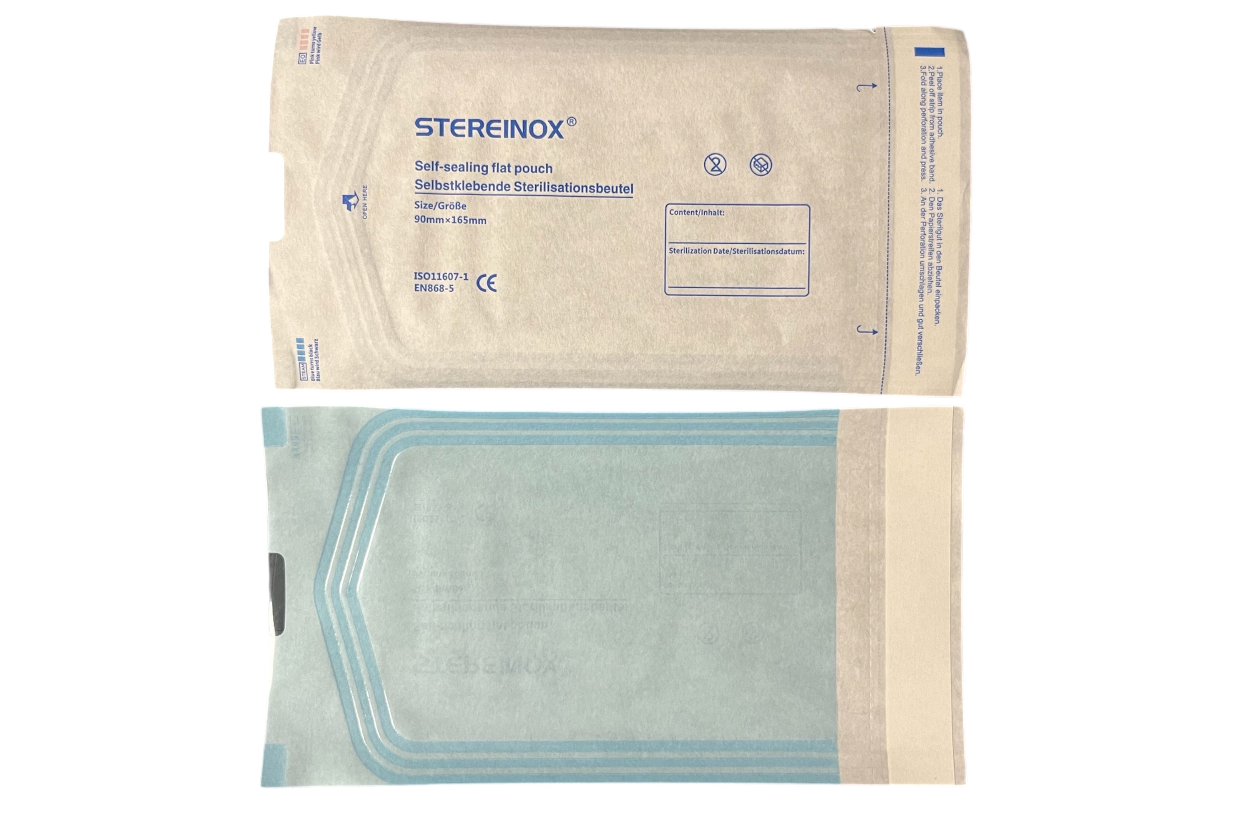 Autoclave bags 9 x 16.5 cm, packing 200 pcs – Weesgaard Dental.com